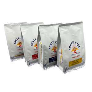 4 Variety Coffee Pack - Light Roast, Medium Roast, Dark Roast and Decaf ...